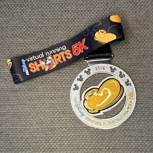 Disney | Other | Disney 26 Run Disney Medal Virtual Running Shorts ...